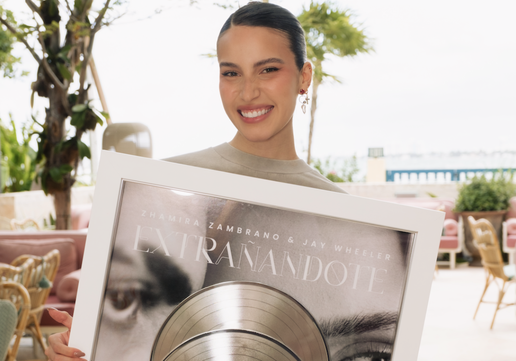 Zhamira Zambrano Honored with RIAA Multi-Platinum Plaque for Global ...