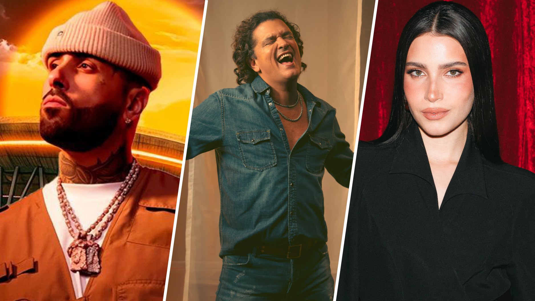 Carlos Vives, Nicky Jam, Elvis Crespo, Intocable, Zhamira, and Pitbull ...